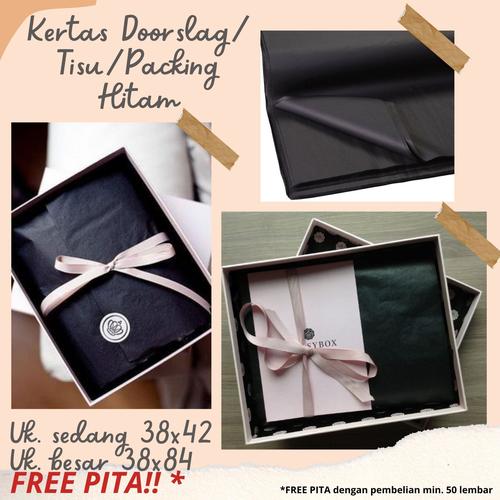 Jual KERTAS TISU PACKING / WRAPPING PAPER HITAM / KERTAS PACKING HITAM ...