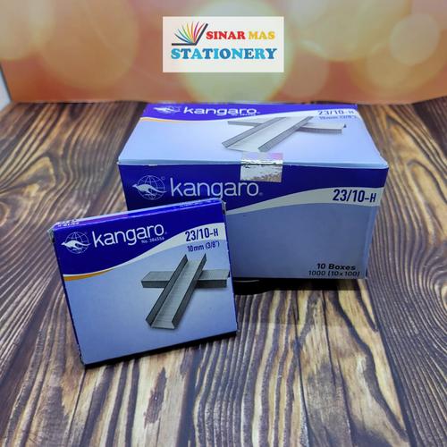 Jual Kangaro Staples 23 / 10 |Isi Stapler untuk Jilid Buku 10 mm ( 3/8 ...