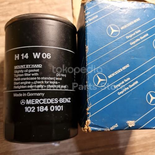 Jual Oil Filter Mercedes 1021840101 W124 W126 W201 Tall 11cm Genuine ...
