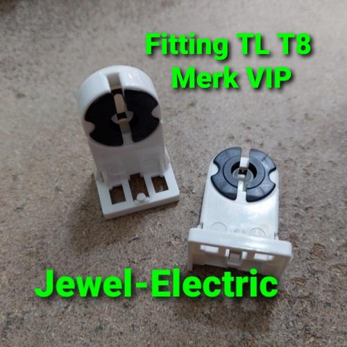 Jual Fitting TL Neon Kaki Lampu T8/fiting TL neon Kaki Lampu 1set isi ...