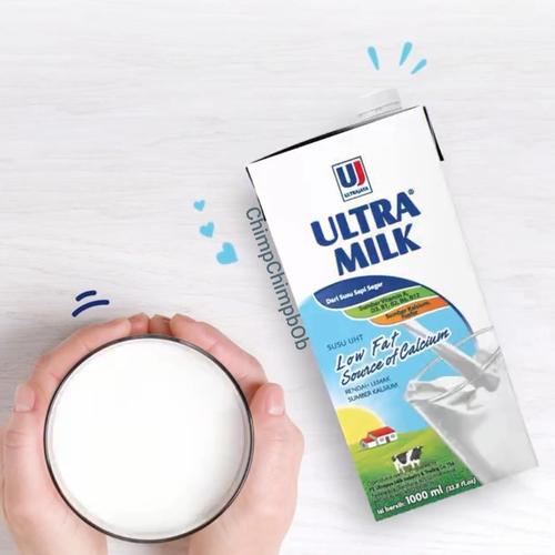 Jual ULTRA MILK UHT LOW FAT 1 LITER / ULTRA MILK UHT FULL CREAM 1 LITER ...