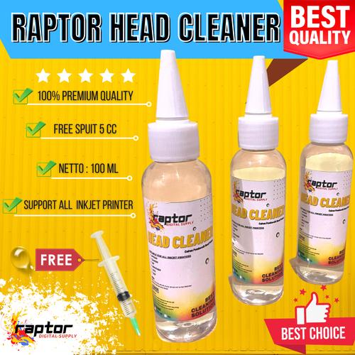 Promo HEAD CLEANER PREMIUM DTF DTG EPSON CANONPEMBERSIH HEAD PRINTER ...