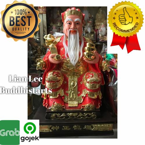 Jual patung dewa bumi tua pek kong jubah merah 16 inch - Jakarta Barat ...