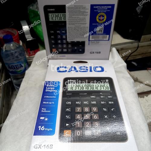 Jual Casio Calculator/Kalkulator GX~16B-16 Digits Original - Jakarta ...