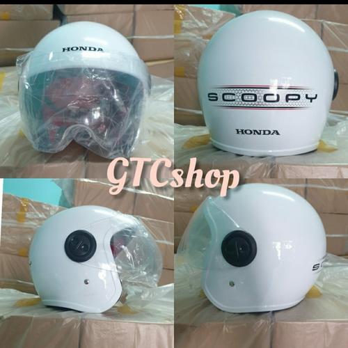 Jual helm scoopy warna putih - Kab. Bekasi - GTC Shopee | Tokopedia