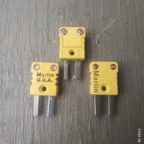 Jual Flat Pin Marlin Male Female Miniature K Type Thermocouple ...