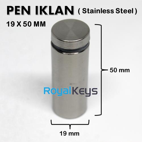 Jual Pen Iklan Baut Sekrup Kaca Akrilik 19x50 Sign Board Acrylic 19 x ...