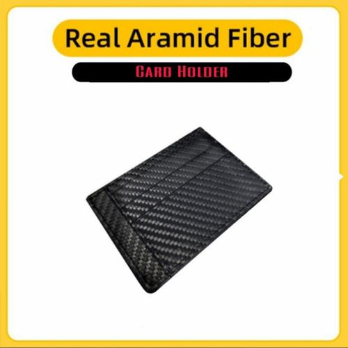 Promo Wallet Card Holder Real Aramid Carbon Dompet Kartu Bukan Pitaka ...