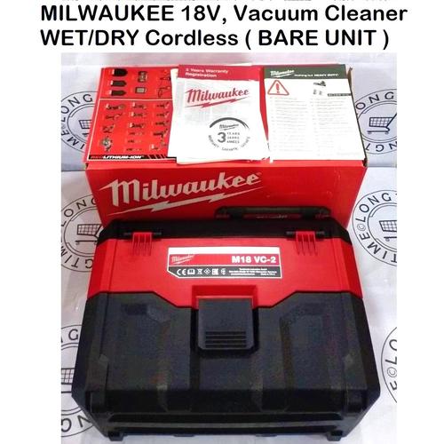 Jual Milwaukee M18VC-2-0 VACUUM CLEANER 18V CORDLESS WET/DRY M18 VC-2 ...