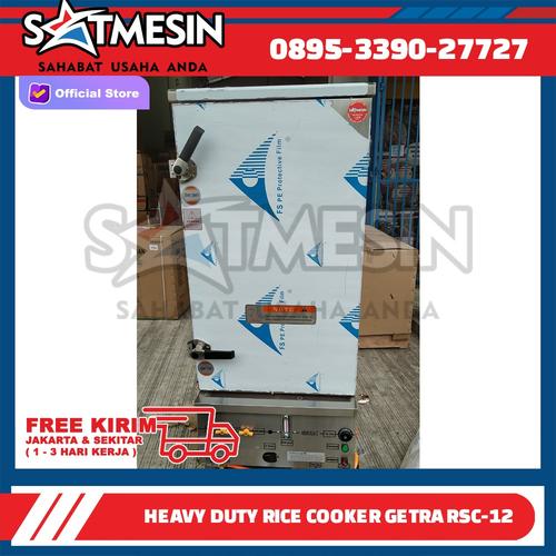 Promo GETRA RSC-12 HEAVY DUTY GAS RICE STEAMER (COOKER) / MESIN PEMASAK NASI Cicil 0% 3x - Kota ...