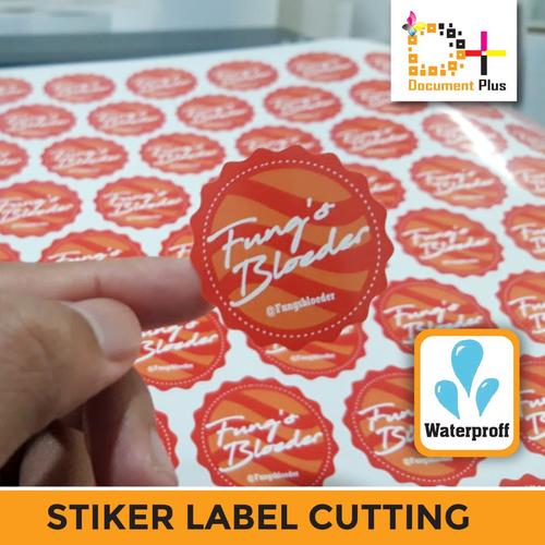 Jual Cetak Sticker Vinyl Label Kemasan Produk Makanan / Minuman (anti ...
