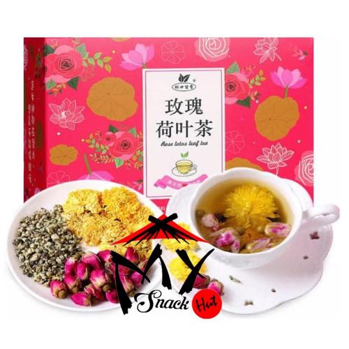 Jual TEH MAWAR DAUN LOTUS SACHET - ROSE LOTUS FLOWER LEAF TEA - TEH ...