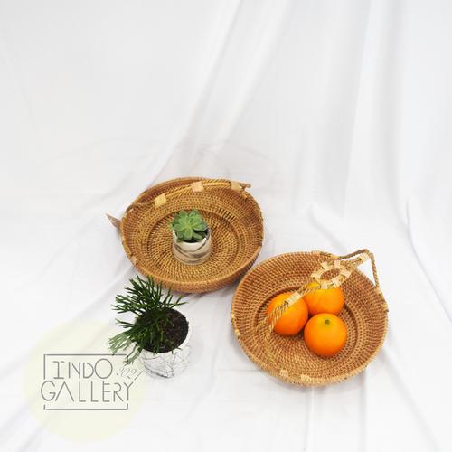 Jual ROUND BASKET RATTAN ROPE -KERANJANG TALI ROTAN - KERANJANG ...