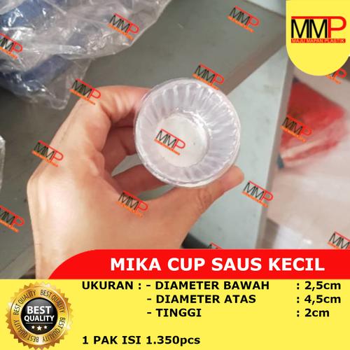 Jual Mika Saos Bulat Kecil / Cup Saos Kecil - 1 PACK - Kota Surabaya ...
