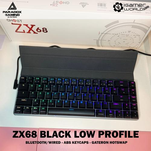 Jual Paradox Gaming ZX68 Black Low Profile BT Mechanical Gaming ...