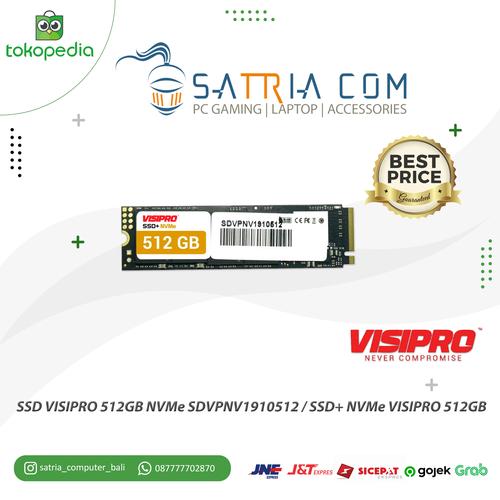 Jual SSD VISIPRO 512GB NVMe SDVPNV1910512 / SSD+ NVMe VISIPRO 512GB ...