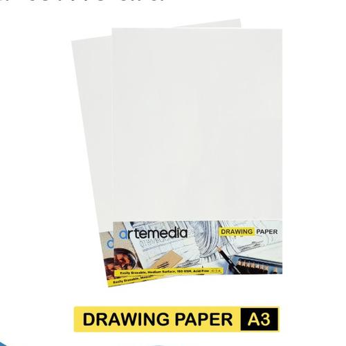 Jual Kertas Gambar Artemedia Drawing Paper A3 Isi 6 lembar - Kota ...