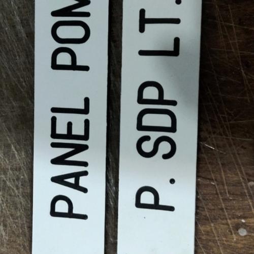Jual label panel listrik,grafir 4 x 25 cm - Jakarta Barat - karya ...