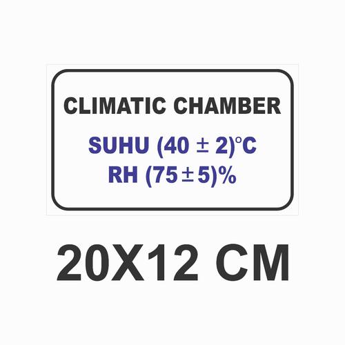 Jual STIKER CLIMATIC CHAMBER - Jakarta Pusat - MEDIACETAK | Tokopedia