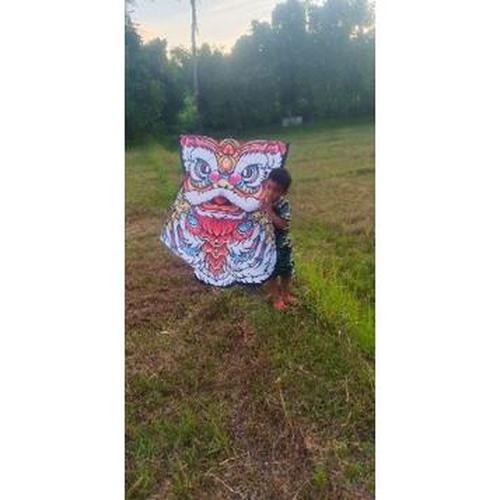 Jual layangan celepuk barong sai bisa lipat kerangka fiber - Jakarta ...