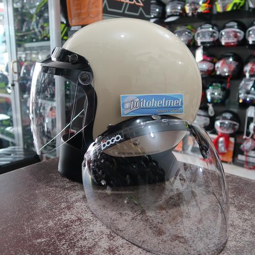 Jual Visor Bogo BG25 Flat Visor Clear Cargloss Retro Bogo GL Dll - Kab ...