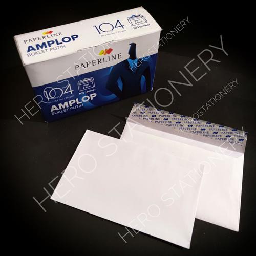 Jual Paperline white envelope amplop putih polos no. 110 . 100 lembar ...