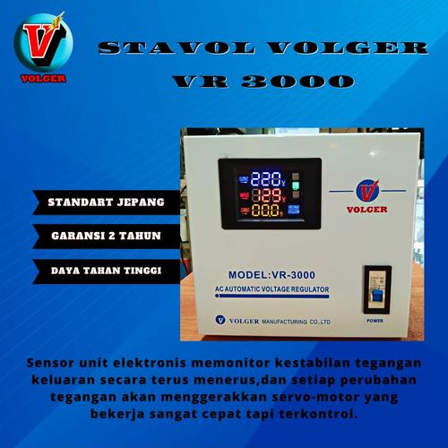 Jual stabilizer listrik 3000 watt Volger Stavol 3000 VA - Jakarta Pusat ...
