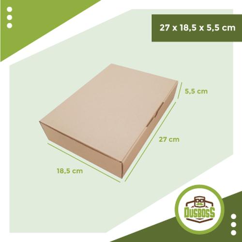 Promo Dus karton uk 27 x 18,5 x 5,5 cm- Die Cut & easy usage kotak ...