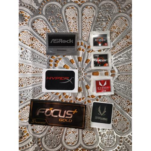 Jual Sticker Ori Amd Ryzen Vega Zotac Gaming Seasonic Stiker Pc Original Ryzen 5 Kota