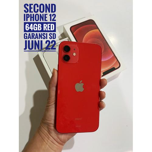 Jual Second iphone 12 64gb red garansi resmi sampai juni 22 - Kab ...
