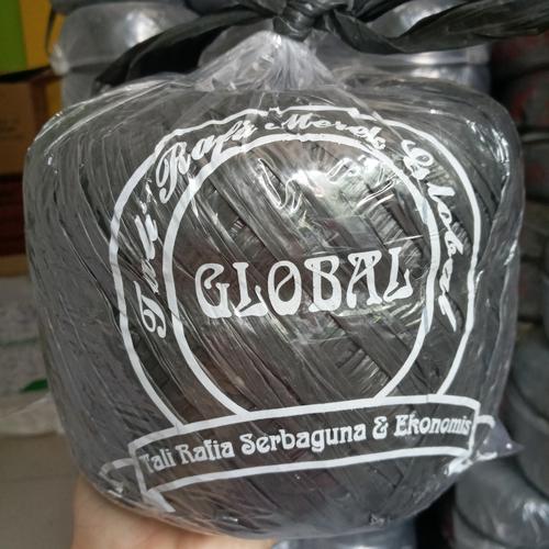 Jual Tali Rapia 8ons/Tali Rafia Rafiah Rapiah/Tali Plastik Hitam 800 ...