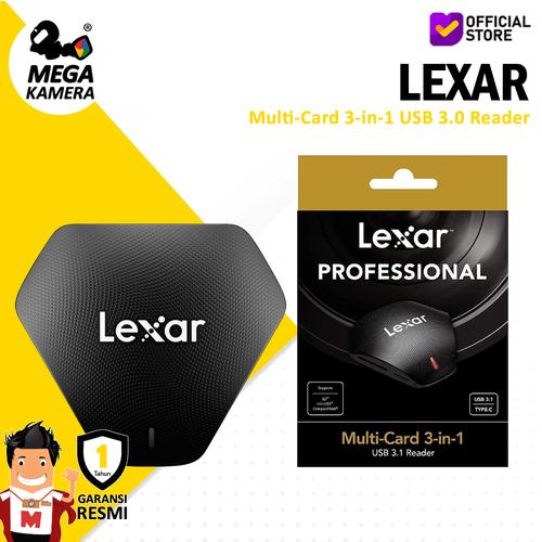 Jual Lexar Multi-Card 3-in-1 USB 3.0 Reader - Card Reader - Jakarta ...