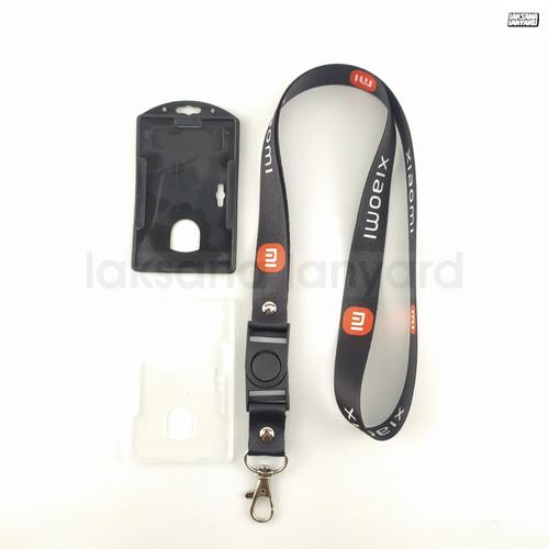 Jual LANYARD TALI ID CARD XIAOMI PLUS HOLDER - TALI+HLDR HITAM - Kota ...