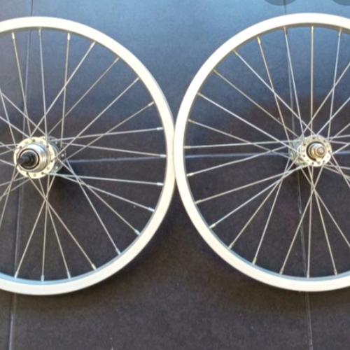 Jual Velg sepeda 16" alloy +hub+as 1 psg dpn belakang siap pakai ...