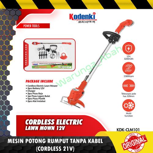 Jual MESIN POTONG RUMPUT PORTABLE TANPA KABEL CORDLESS GRASS CUTTER ...
