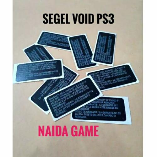 Jual SEGEL VOID MESIN PS3 SLIM SUPER SLIM / STICKER VOID PS3 - Putih ...