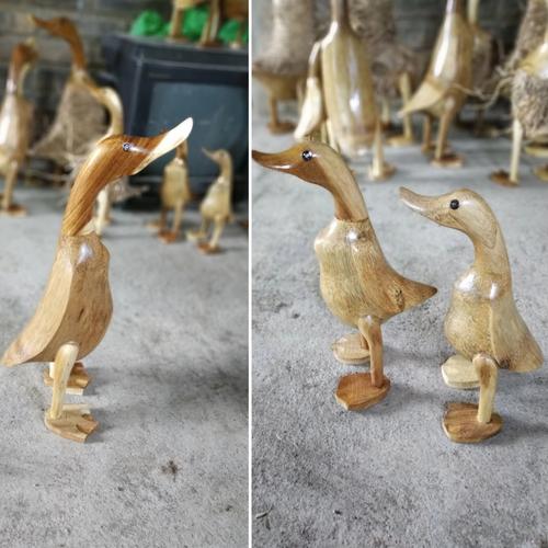 Jual patung bebek bambu kayu - Kab. Magelang - cholif official | Tokopedia