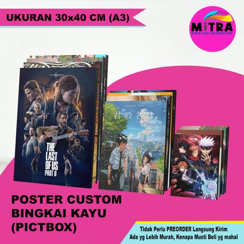 Jual POSTER KHUSUS CUSTOM PICTBOX PICBOX UK A3 (30X40 CM) - Kota ...