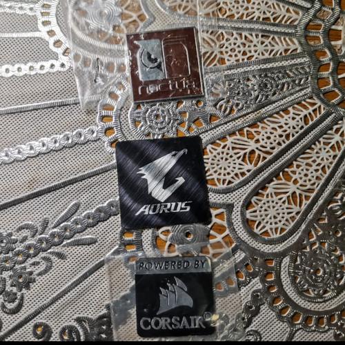 Jual Sticker Ori Noctua Corsair Aorus badge emblem Stiker PC original ...