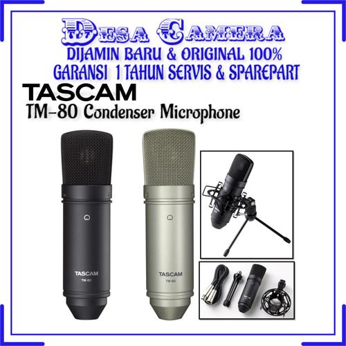 Jual Tascam TM-80 Condenser Microphone - Silver - Jakarta Pusat ...