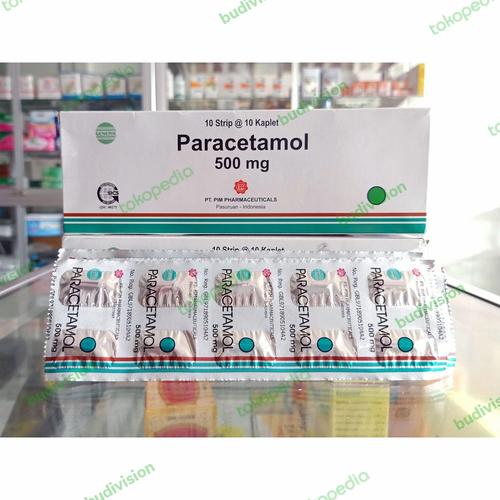 Jual Paracetamol 500mg PCT Isi 10 Tablet - Obat Generik Demam Penurun ...
