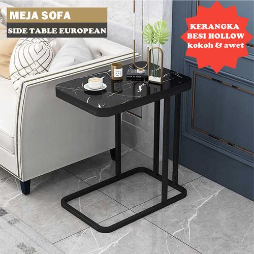 Jual Side Table Meja Sofa Minimalis Modern Marble Meja Samping Singgle ...