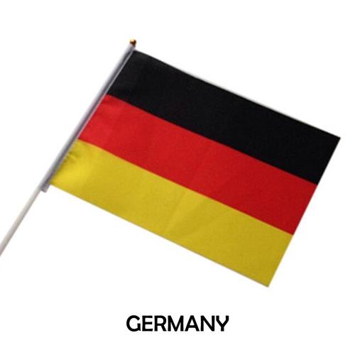 Jual Bendera Tangan Negara / Country Hand Flags - Jerman - Kota Bekasi ...