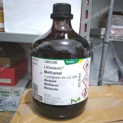 Jual Methanol LC-MS Merck. Cat.106035-2500. Pack 2,5L. Methanol ...