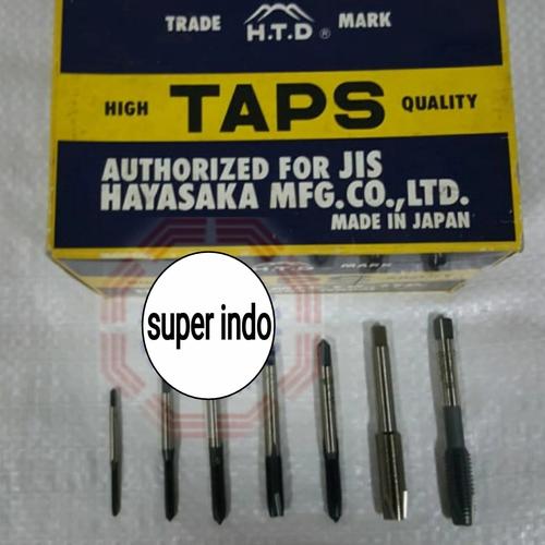 Jual Machine tap / Tap mesin M8x0.75 POT (Lurus) merk HTD Hayasaka ...