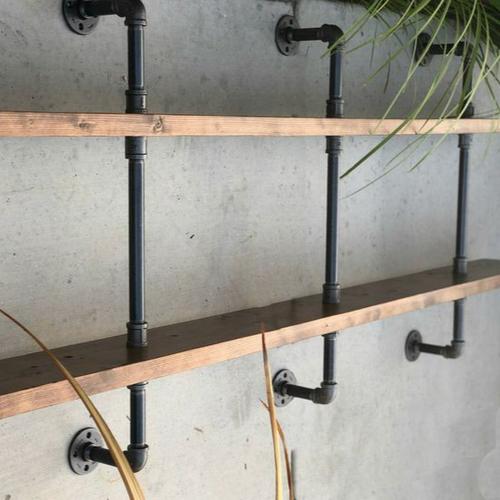 Jual rak dinding pipa besi industrial 2 susun 150cm - Kab. Bekasi ...