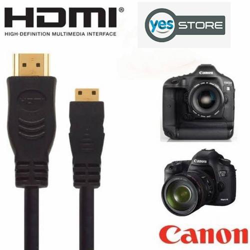 Jual Kabel HDMI Canon EOS R 1100D 750D 3000D 4000D G15 M3 M10 SX530 HS ...