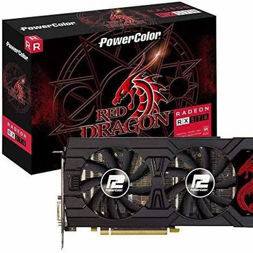 Jual VGA POWER COLOR RED DRAGON RX 570 8GB (second) bukan RTX 3060 GTX ...