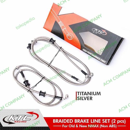 Jual Kabel Selang Rem Set KTC RACING ORI Yamaha Nmax 155 Old & New Non Abs - Silver Titanium ...