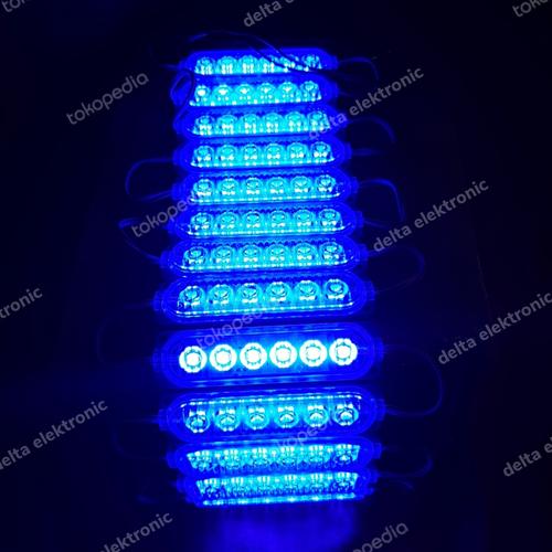 Jual Lampu Led Strip Modul DC 12V 6 Mata warna Biru lampu led strip ...